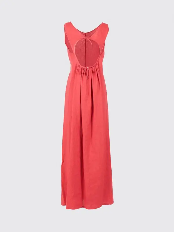Aspesi Linen Long Dress - Orange