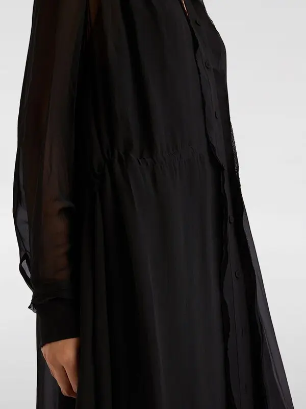 Momoni Silk Blend Chemisier Dress