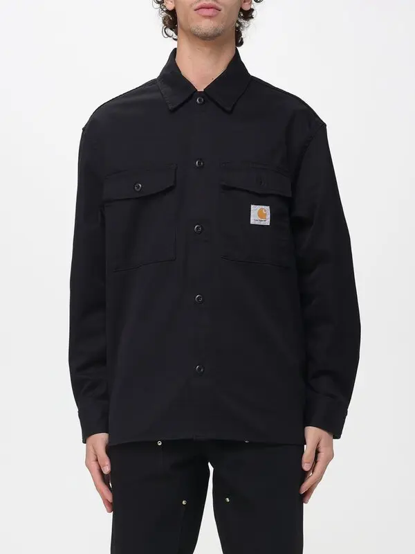 Carhartt Work In Progress Oversized Shirt Jacket - Black