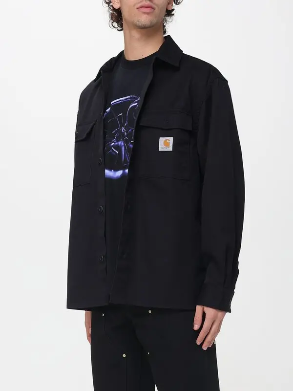 Carhartt Work In Progress Oversized Shirt Jacket - Black