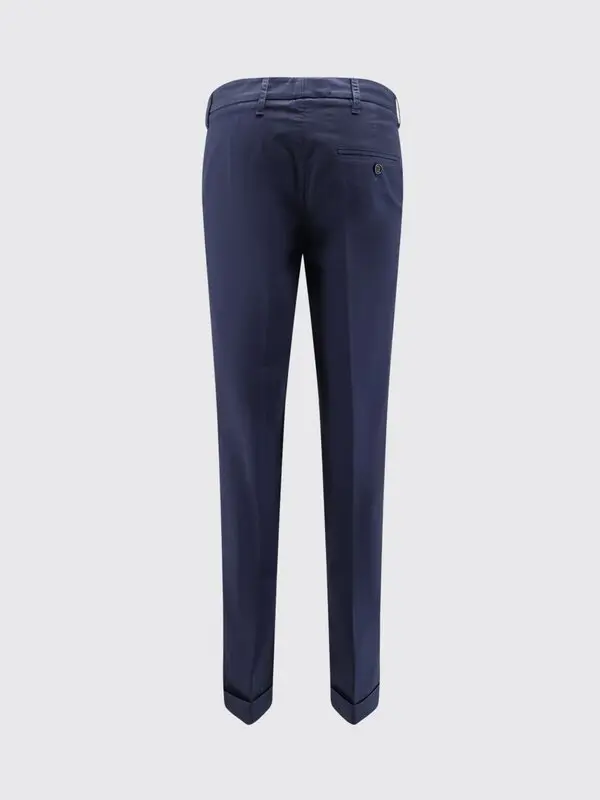 Aspesi Slim Fit Stretch Cotton Trousers - Blue