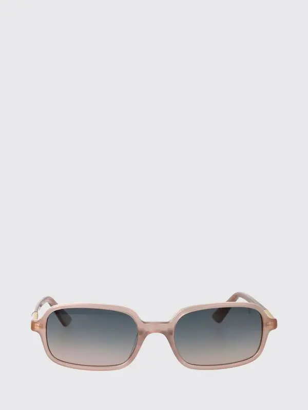 Chloé Acetate Rectangular Sunglasses - Beige