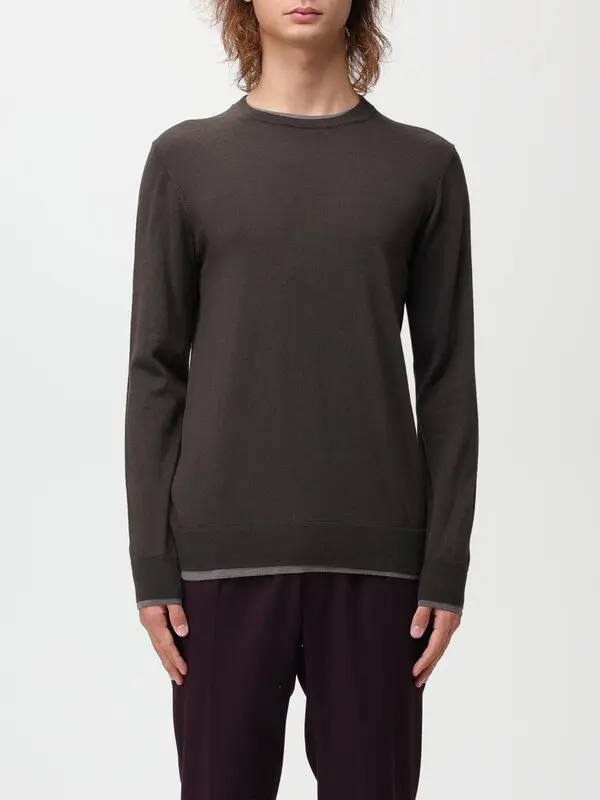 PAOLO PECORA Crew Neck Pullover - Dark