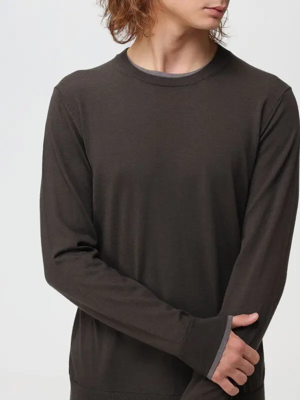 PAOLO PECORA Crew Neck Pullover - Dark