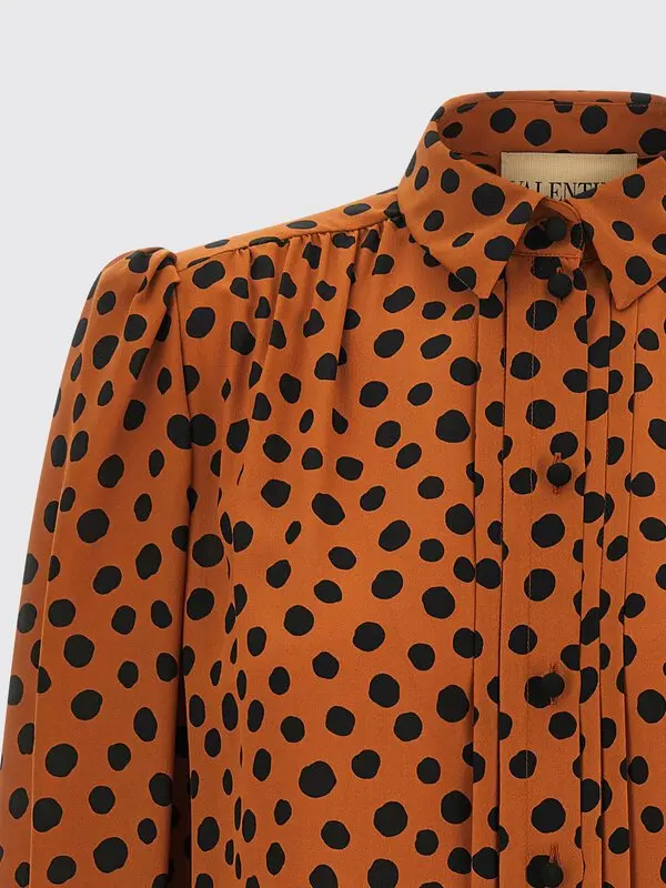 Valentino Garavani Polka Dot Silk Shirt
