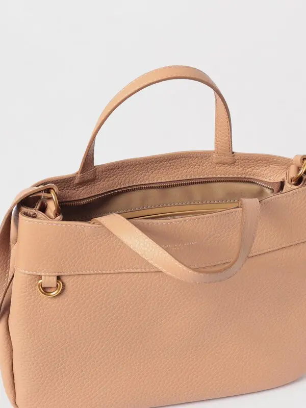 GIANNI CHIARINI Ottavia Hammered Leather Bag - Beige