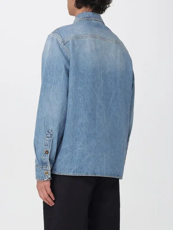 Versace Casual Cotton Denim Shirt