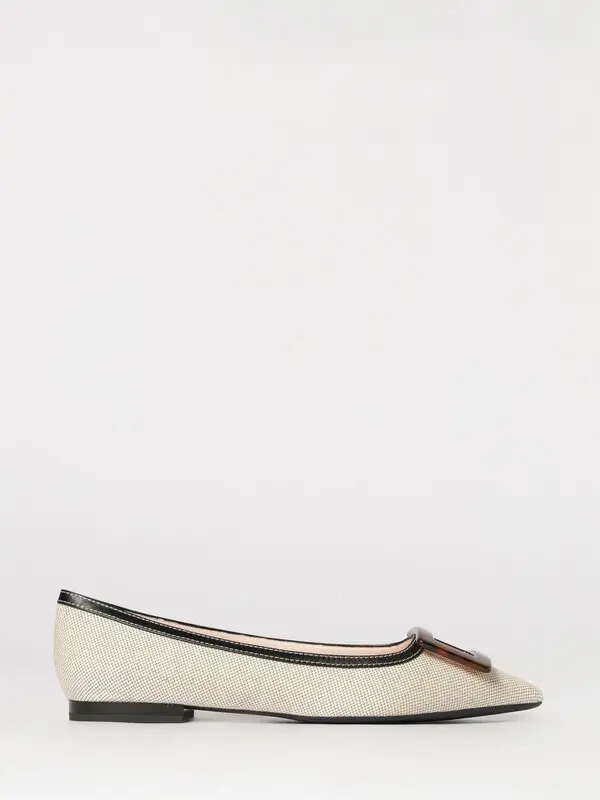 ROGER VIVIER Gommettine Ballerina Flats With Buckle Detail