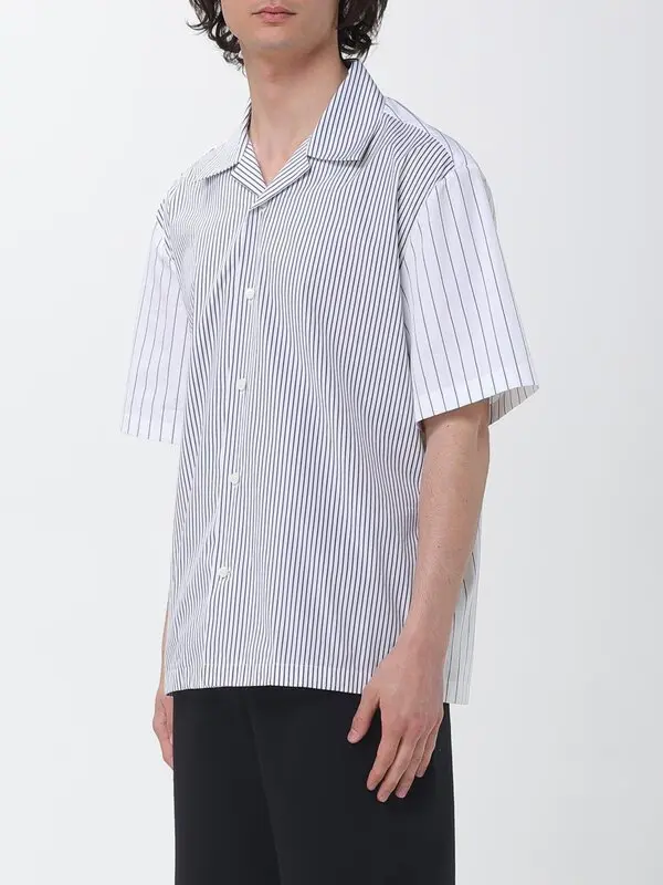 JIL SANDER Striped Cotton Casual Shirt