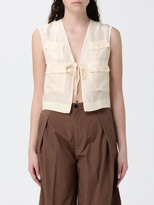 Barena Venezia Silk Vest - Butter
