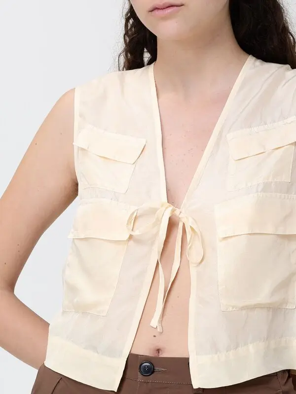 Barena Venezia Silk Vest - Butter