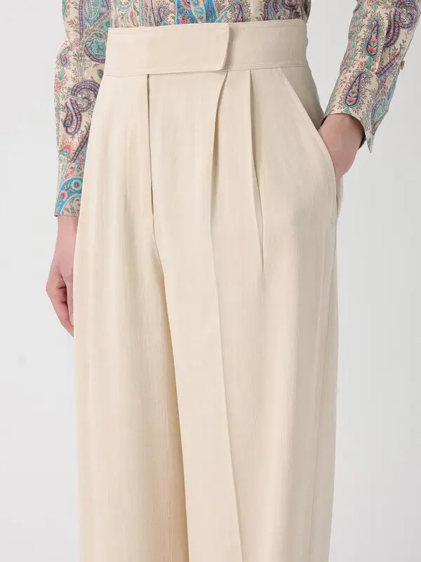 Etro Classic Silk Blend Trousers