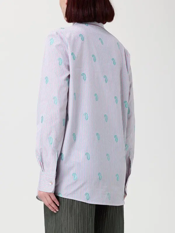 Etro Striped Paisley Silk Shirt