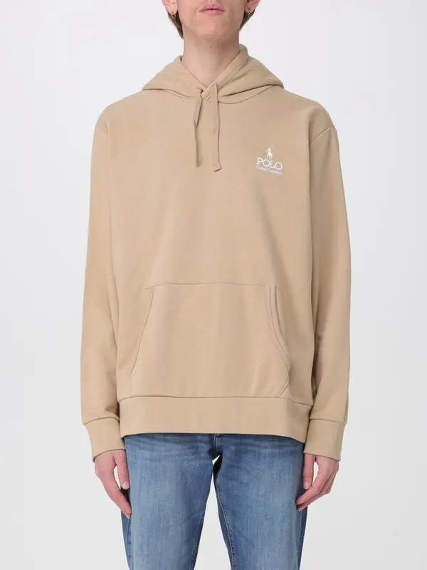 Polo Ralph Lauren Cotton Blend Hoodie - Beige