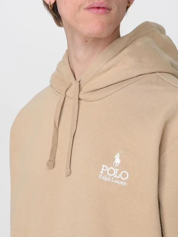 Polo Ralph Lauren Cotton Blend Hoodie - Beige