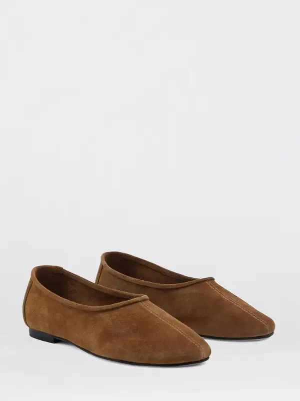 By Far Prudence Suede Ballerinas