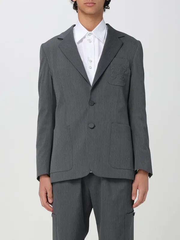 Palm Angels Single Breasted Blazer