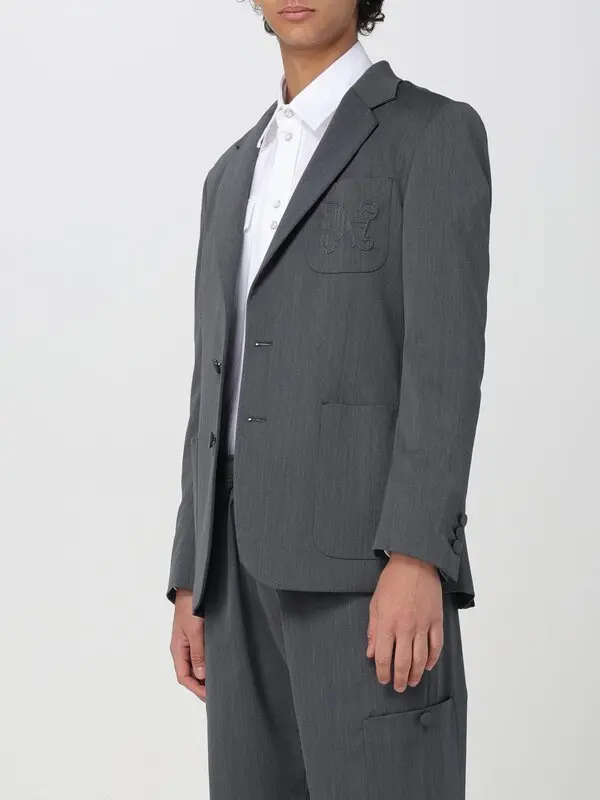 Palm Angels Single Breasted Blazer