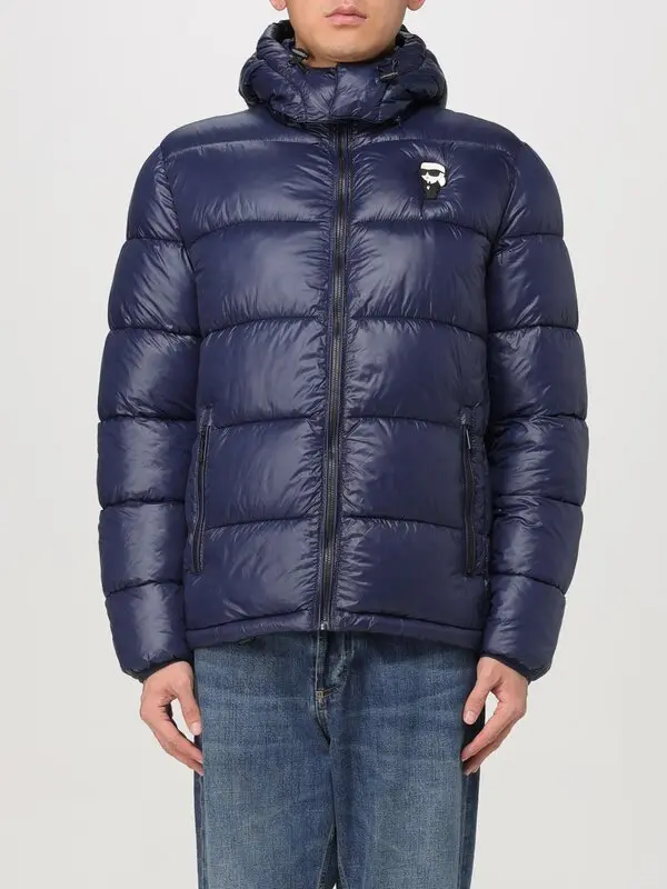 Karl Lagerfeld Puffer Jacket With Hood