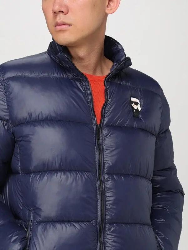 Karl Lagerfeld Puffer Jacket With Hood