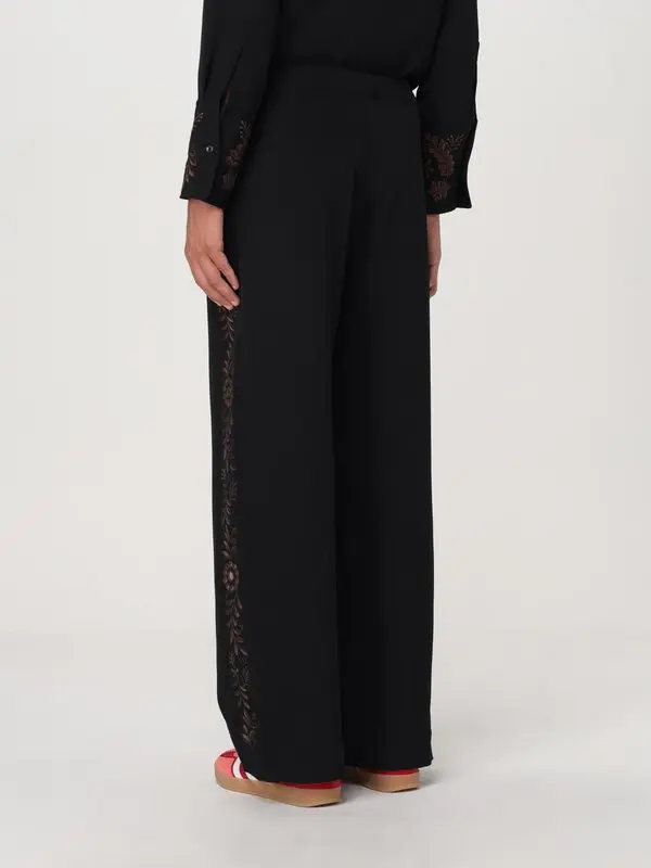 WALES BONNER Embroidered Wide-leg Trousers