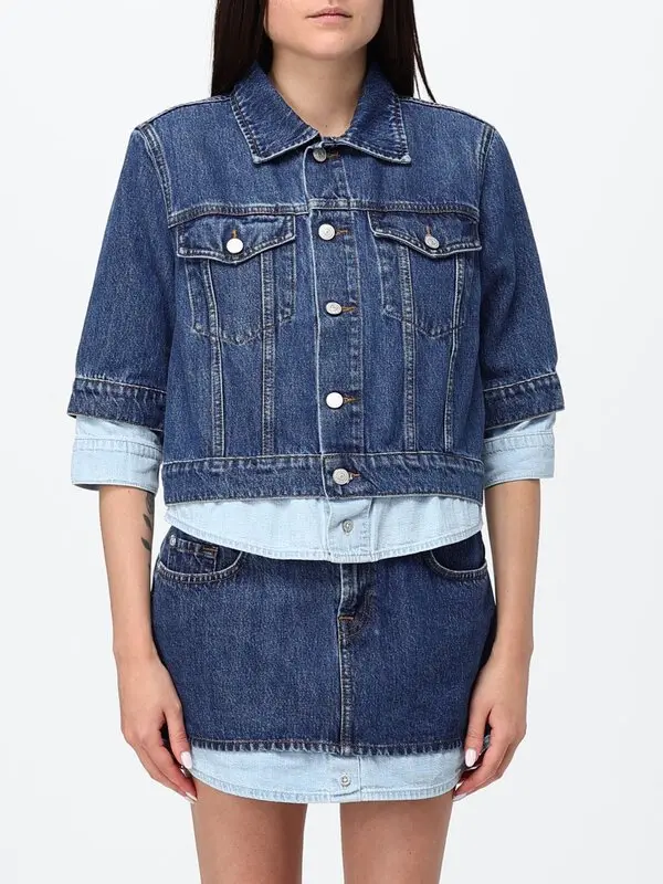 7 For All Mankind Short Denim Jacket