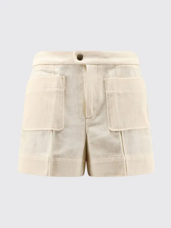 Soeur Cotton Shorts With Patch Pockets