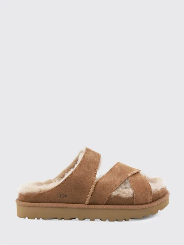 UGG Greenport Cross Strap Suede Sandals