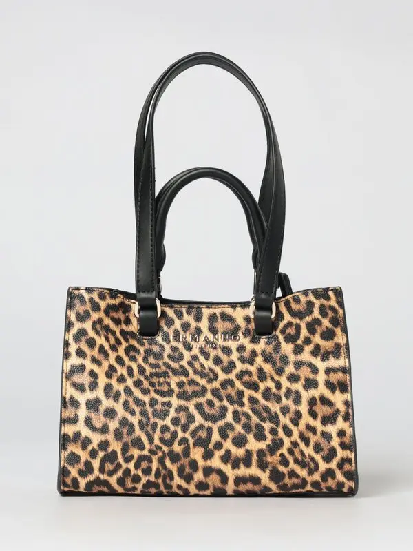 ERMANNO FIRENZE Animal Print Faux Leather Tote Bag