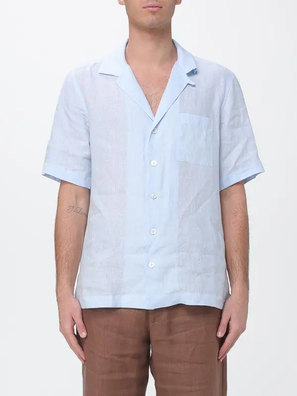 LARDINI Basic Linen Shirt