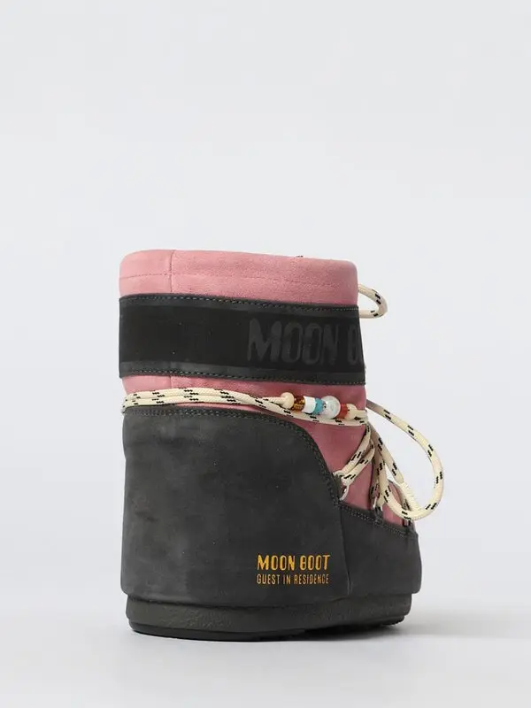 Moon Boot Lace Up Boots - Grey 1