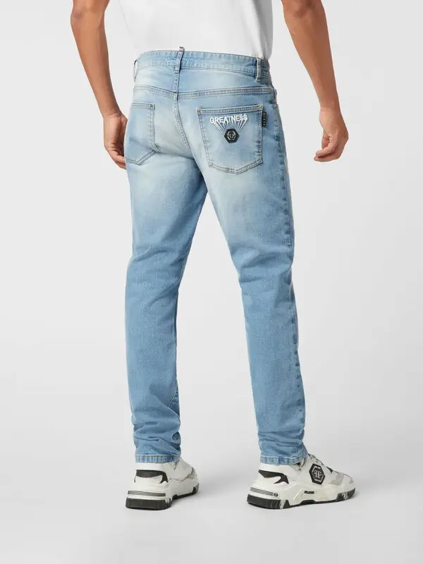Philipp Plein Slim Fit Jeans - Black