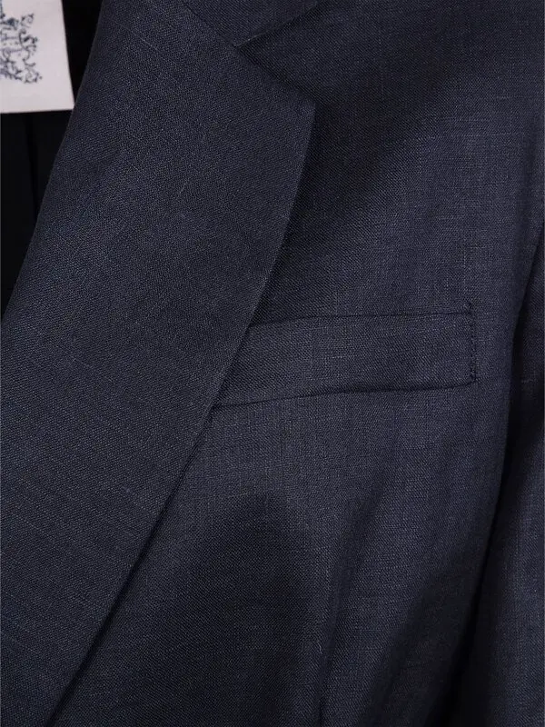 SEMICOUTURE Belted Blazer With Classic Collar - Black