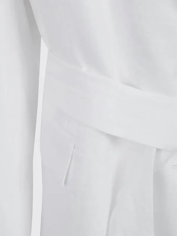 SEMICOUTURE Belted Blazer With Classic Collar