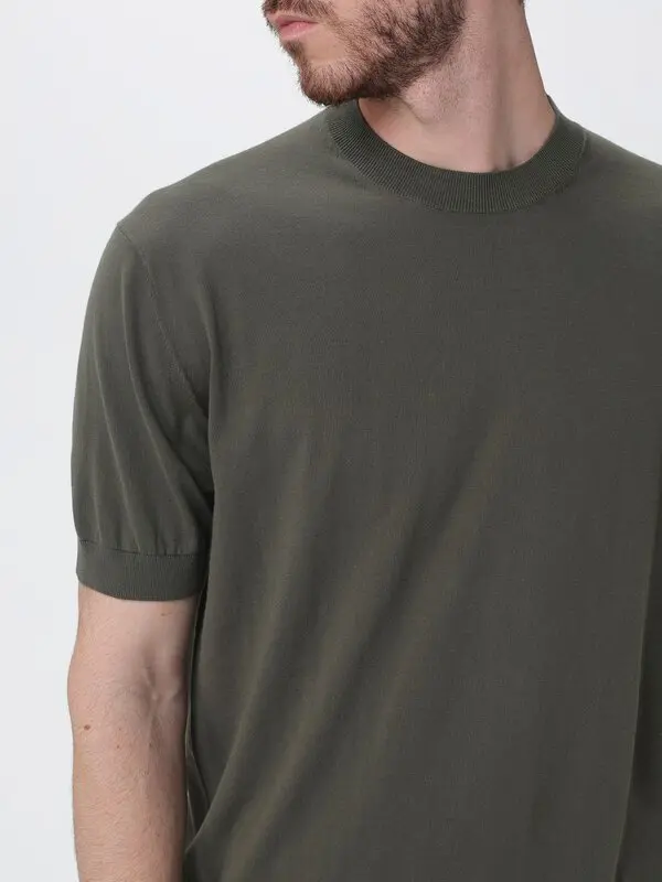 PAOLO PECORA Virgin Wool Crew-neck Sweater - Green