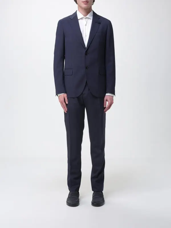 LARDINI Single-breasted Virgin Wool Suit