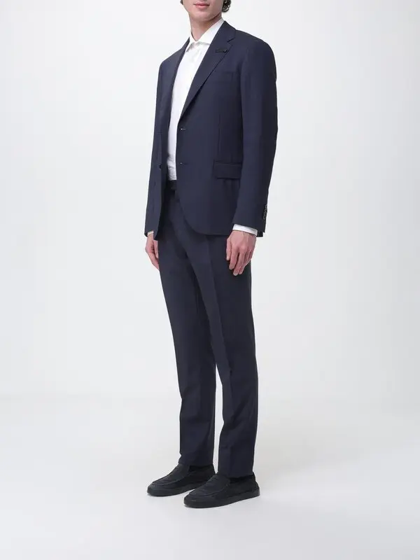 LARDINI Single-breasted Virgin Wool Suit
