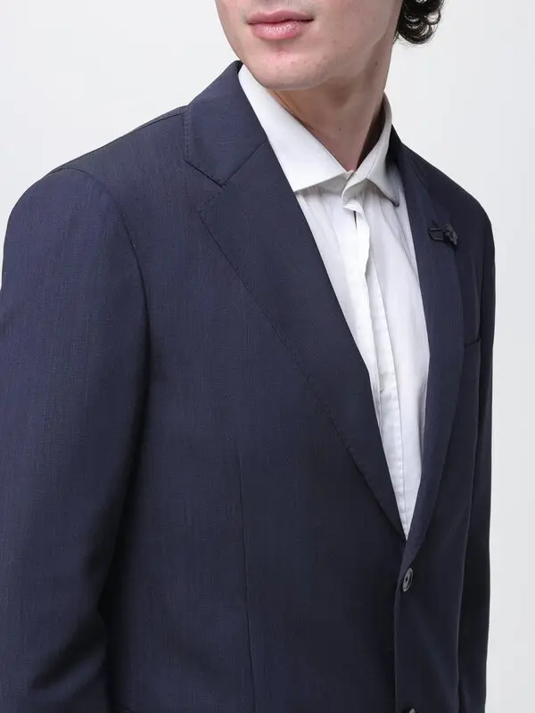 LARDINI Single-breasted Virgin Wool Suit