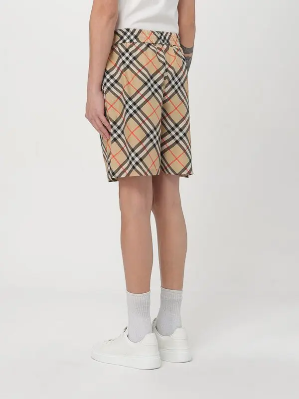 Burberry Plaid Drawstring Shorts