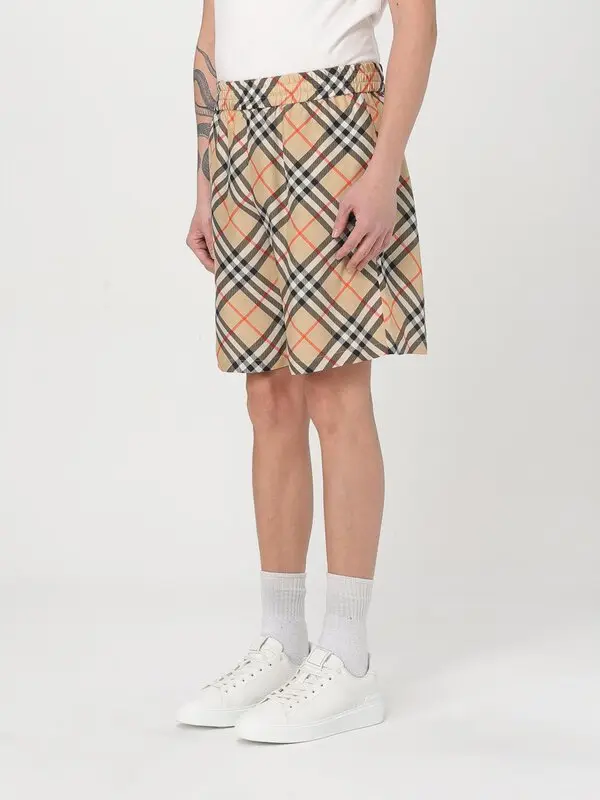 Burberry Plaid Drawstring Shorts