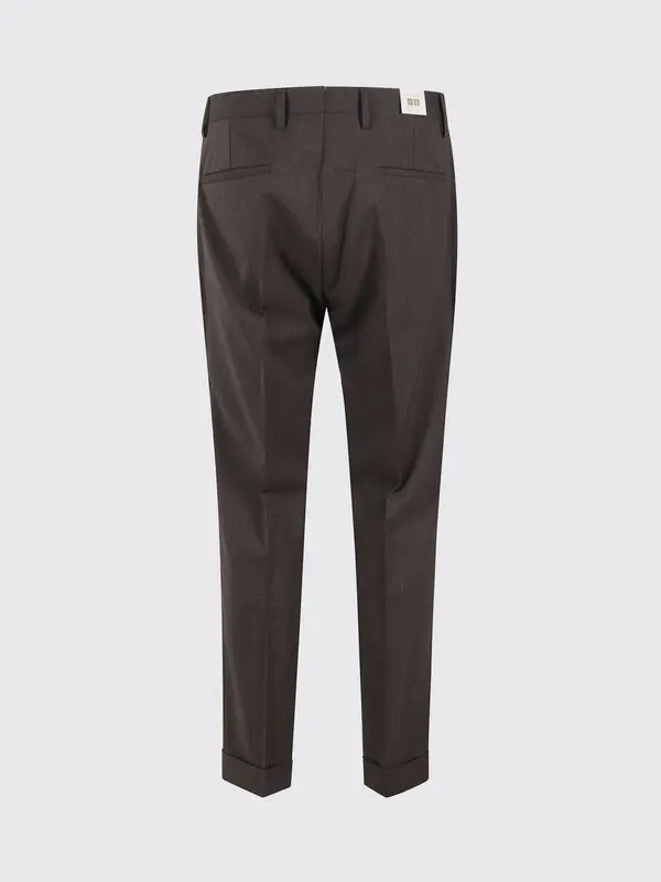 BRIGLIA 1949 Tailored Pleated Trousers - Brown