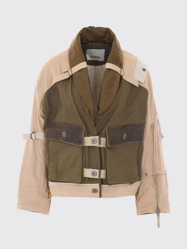 Isabel Marant Étoile Julissa" Bi-material Jacket - Green