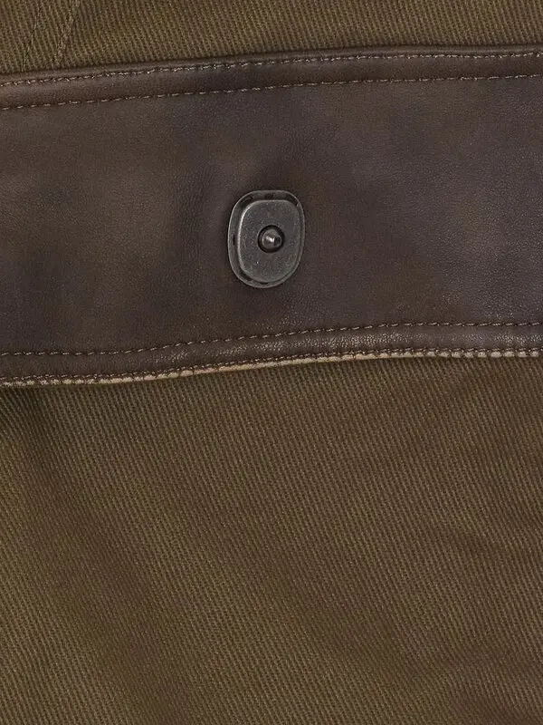 Isabel Marant Étoile Julissa" Bi-material Jacket - Green