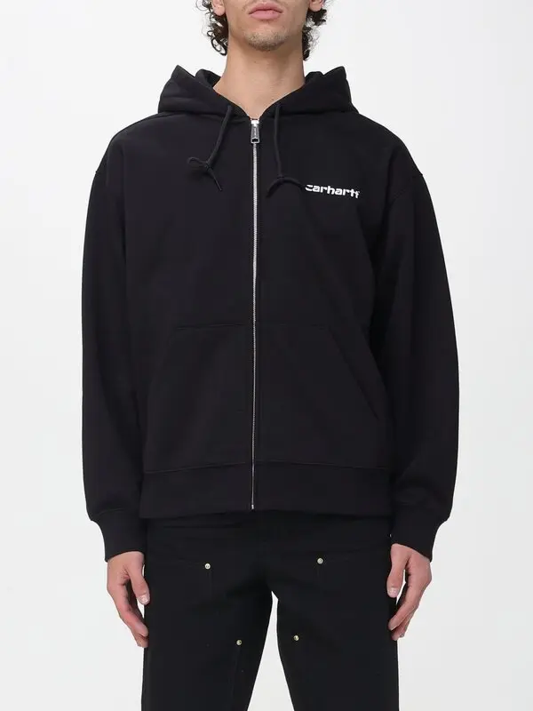 Carhartt Work In Progress Zip Up Hoodie - Black