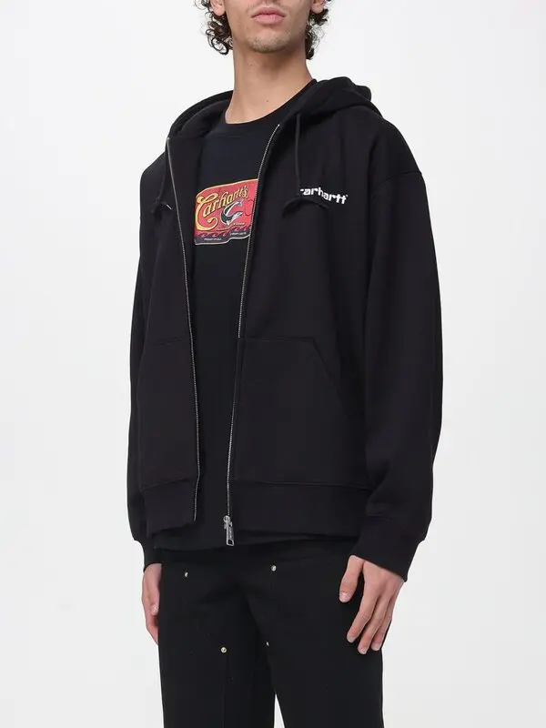 Carhartt Work In Progress Zip Up Hoodie - Black