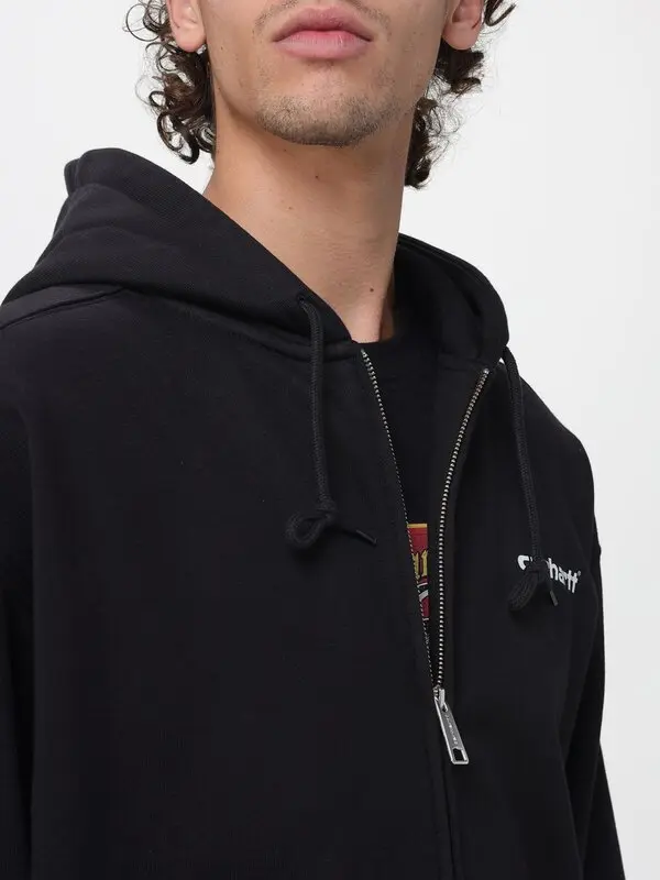 Carhartt Work In Progress Zip Up Hoodie - Black