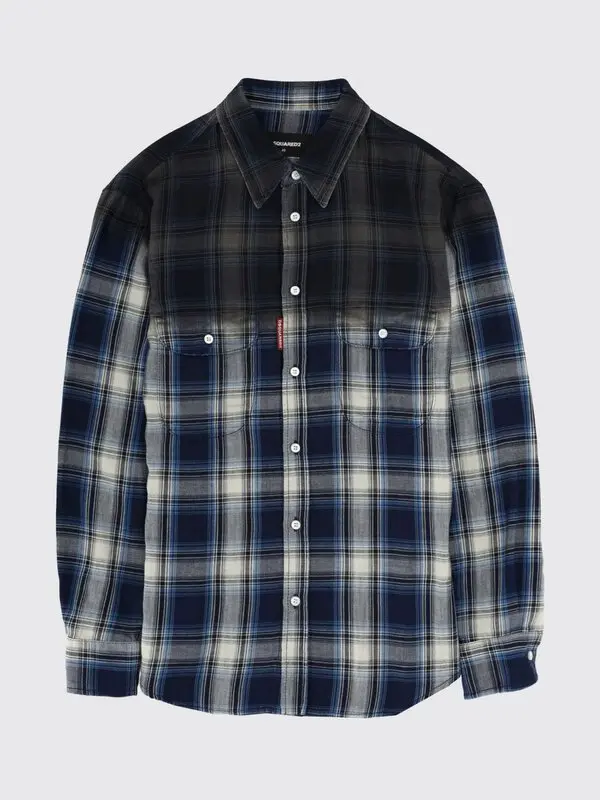 Dsquared2 Checked Cotton Casual Shirt
