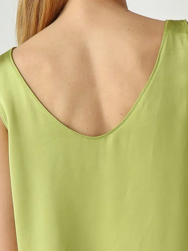Malìparmi Satin Sleeveless Top
