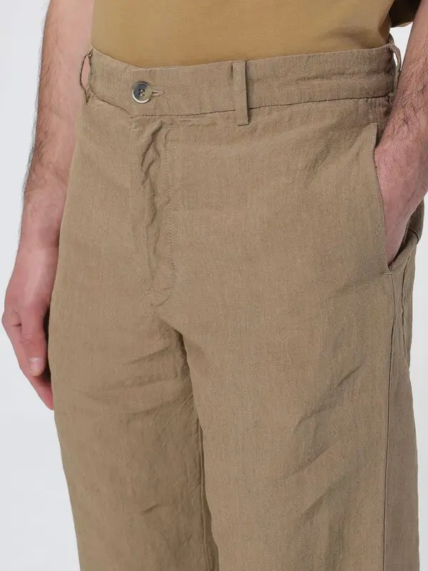 Barena Venezia Wide Leg Linen Trousers