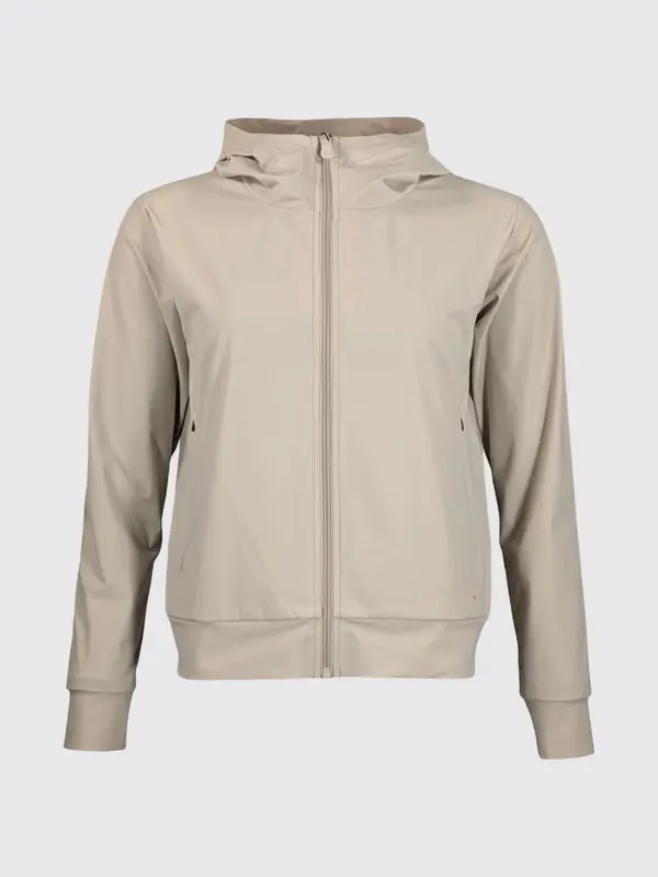 SAVE THE DUCK Nylon Zip-up Hoodie - Ice